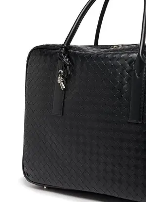 Bottega Veneta Getaway Logo Briefcase