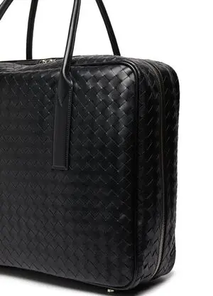 Bottega Veneta Getaway Logo Briefcase