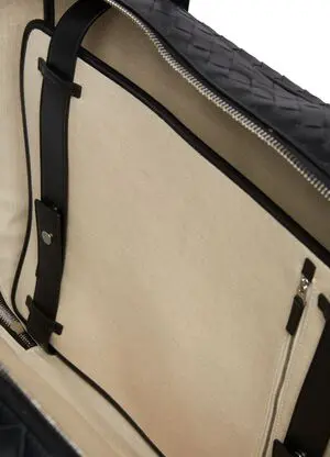 Bottega Veneta Getaway Logo Briefcase
