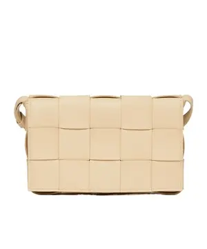 Bottega Veneta Woven Shoulder Bag - Nude