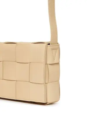 Bottega Veneta Woven Shoulder Bag - Nude