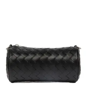 Bottega Veneta Zippered Shoulder Bag - Black