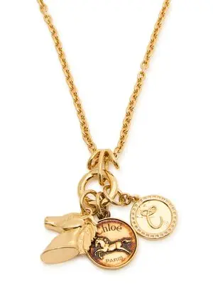 Chloé Logo Detail Necklace