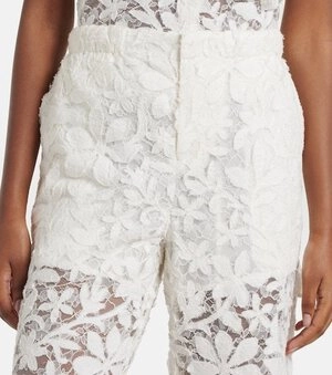 Simkhai Floral Lace Straight Pants