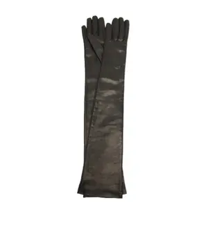 Nour Hammour Elbow Gloves - Black