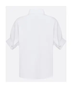 Dior Blouse With Puff Sleeves