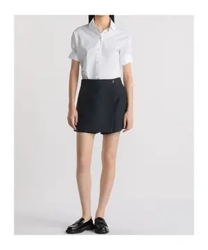 Dior Cotton Poplin Blouse With Puff Sleeves And Bee Embroidery