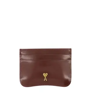AMI Paris Logo Plaque Card Holder