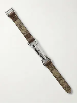 Gucci Gg Supreme Piston Bracelet - Green