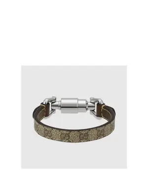 Gucci Gg Supreme Piston Bracelet