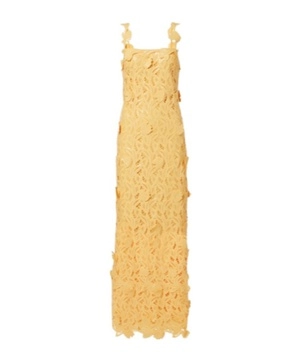 Simkhai Marenna Broderie Anglaise Sequined Gown