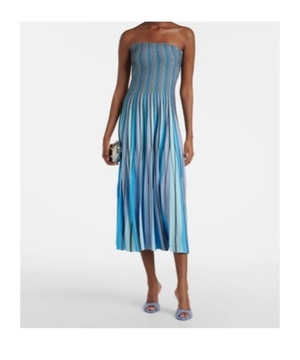 Simkhai Soleil Striped Midi Dress