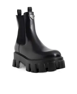 Prada Round-head Short Boots