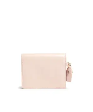 Miu Miu Leather Coin Purse With Padlock Details