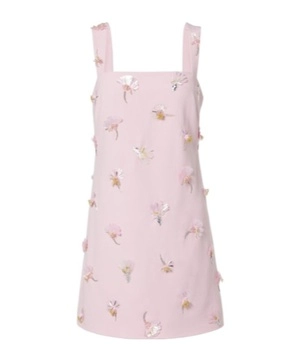 Simkhai Ella Embellished Minidress - Pink
