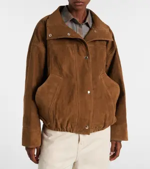 RÓHE Leather Jacket With Snap Fastening