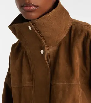 RÓHE Leather Jacket With Snap Fastening