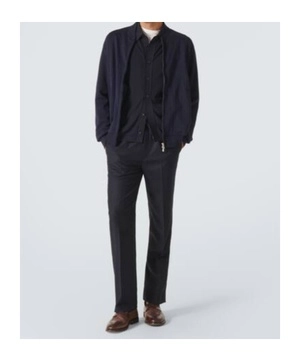 Brioni Asolo Wool Twill Straight Pants