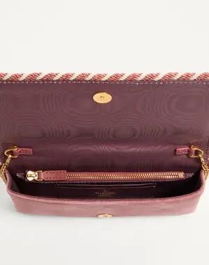 Valentino Garavani Vlogo Signature Braided Edge Tote Bag