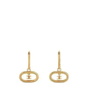 Celine Maillon Triomphe Mobile Earrings In Brass With Gold Finish - Yellow
