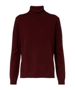 JIL SANDER Turtleneck Sweater - Brown