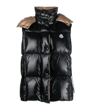 Moncler Luzule Hooded Down Vest - Black