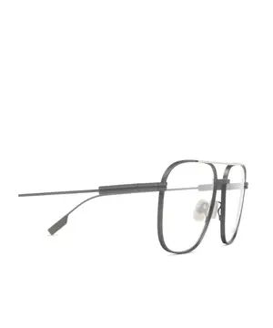 Zegna Double Bridge Navigator Frame Eyeglasses