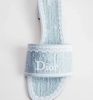 Dior Dentelle Heeled Slide