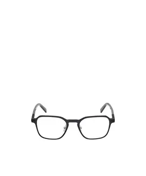 Zegna Square Frame Glasses - Black