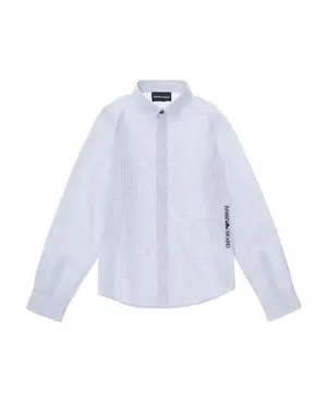 Emporio Armani Check Cotton Shirt With Classic Lapel