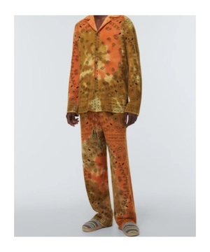 Alanui Bandana Piquet Jacquard Cotton Pants