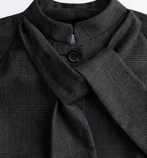 Dior Short-sleeved Tie-collar Jacket