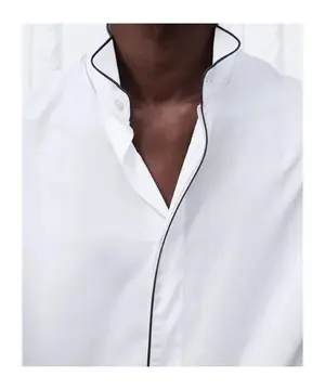 Dior Shirt With Piping And Embroidery