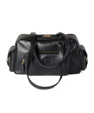 Miu Miu Pocket Nappa Leather Top-handle Bag
