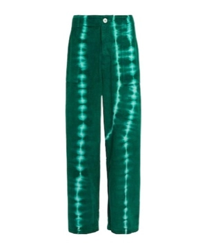 THE ELDER STATESMAN Tie-dyed Corduroy Pants - Green