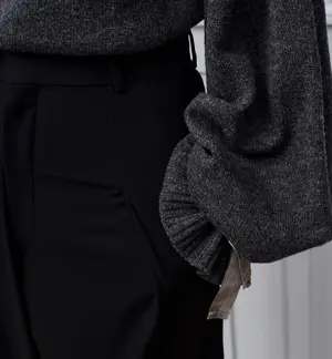 Dior Sweater With Removable Satin Collar