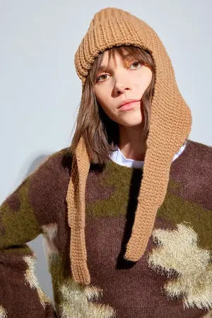 SEMICOUTURE Camouflage-print Knitted Jumper
