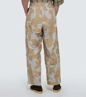 Undercover Wide-leg Camouflage Pants