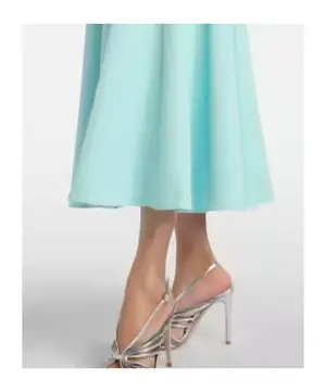 Roland Mouret One-shoulder Floral Appliqué Dress