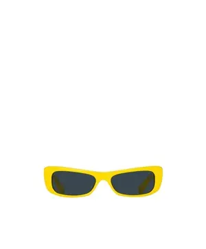Jacquemus Capri Celadine Rectangular Sunglasses - Black