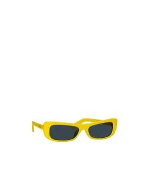 Jacquemus Capri Celadine Rectangular Sunglasses