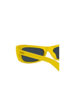 Jacquemus Capri Celadine Rectangular Sunglasses