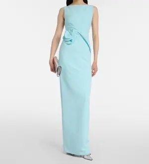 Roland Mouret Floral-applique Gown