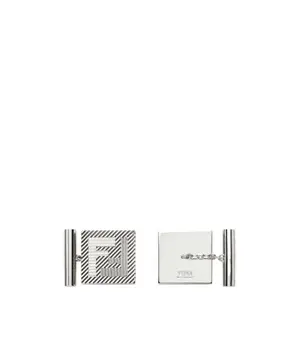 Fendi Shadow Square Cufflinks - Gray