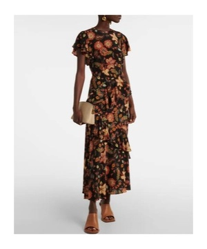 Ulla Johnson Floral Print Long Dress