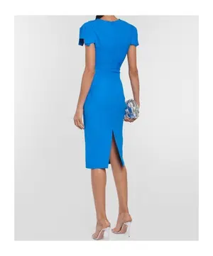Roland Mouret Gathered Midi Dress