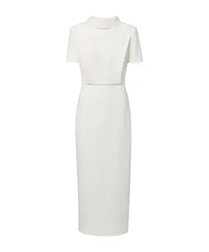 Roland Mouret Short Sleeve Dress - White
