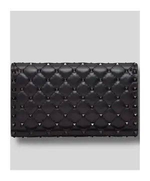 Valentino Garavani Rockstud Logo Clutch