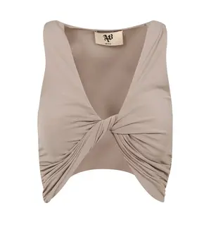 ANIYE BY Sleeveless Pleated Top - No