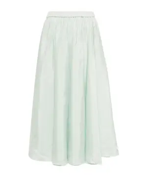 JOSEPH Smithfield Midi Skirt - White